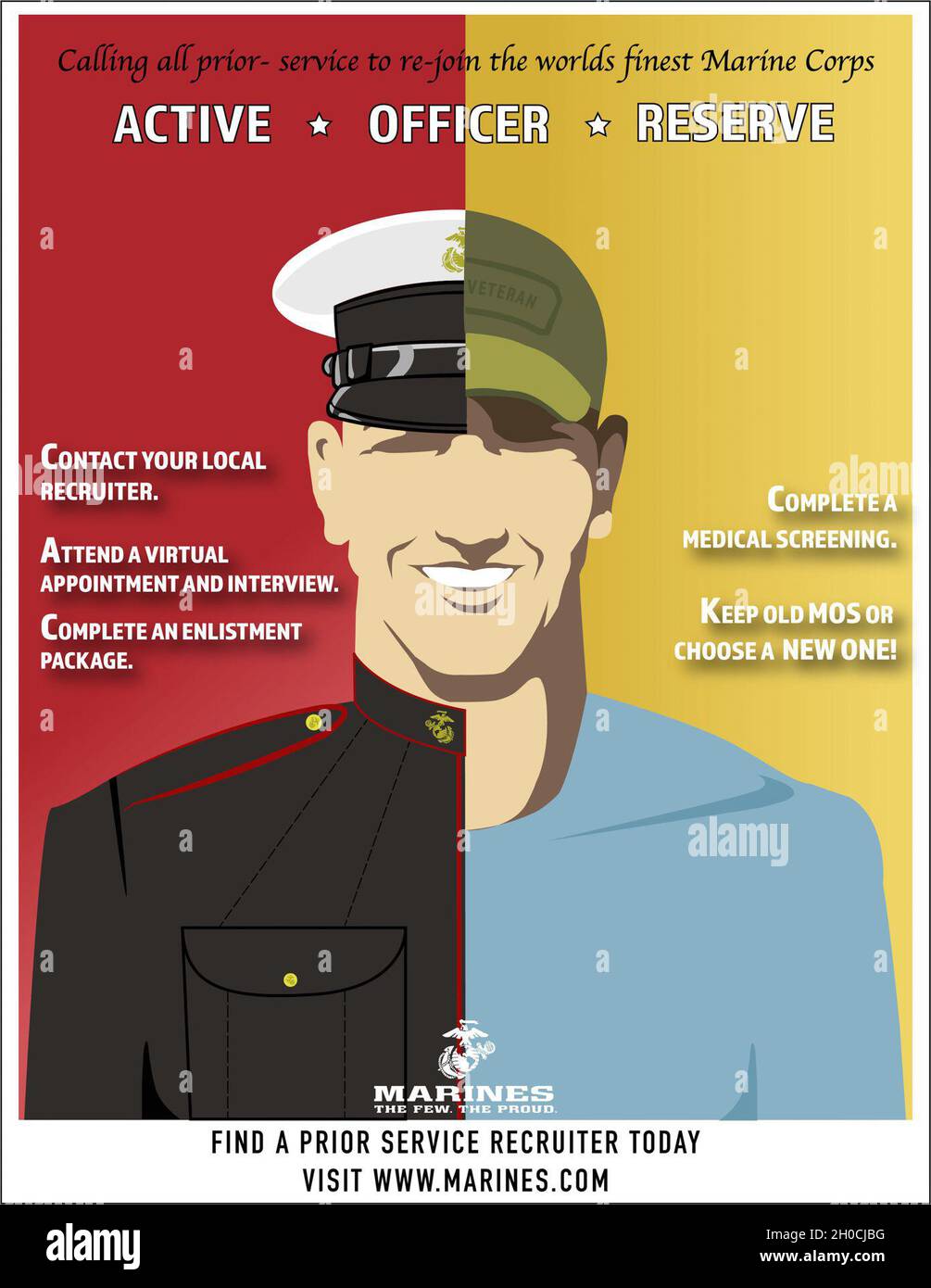 Prior service recruiting hi-res stock photography and images - Alamy