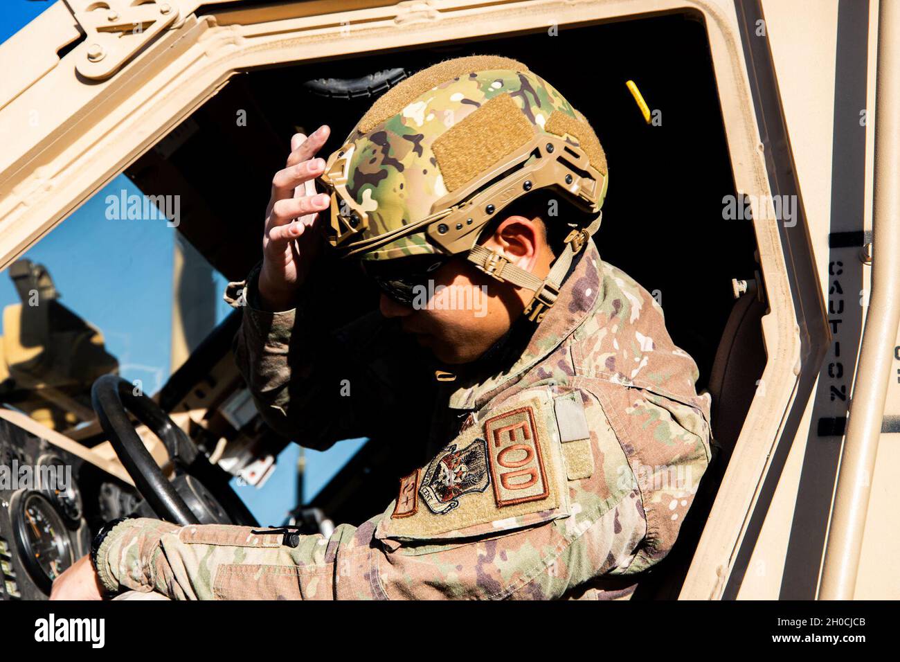Explosive Ordnance Disposal technicians with the 332nd Air ...