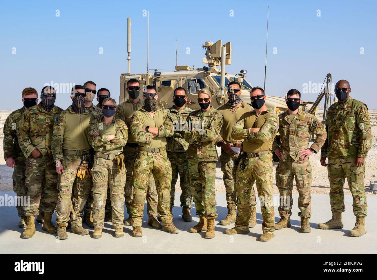 U.S. Air Force Chief Master Sgt. Dana Capaldi, 379th Air Expeditionary ...