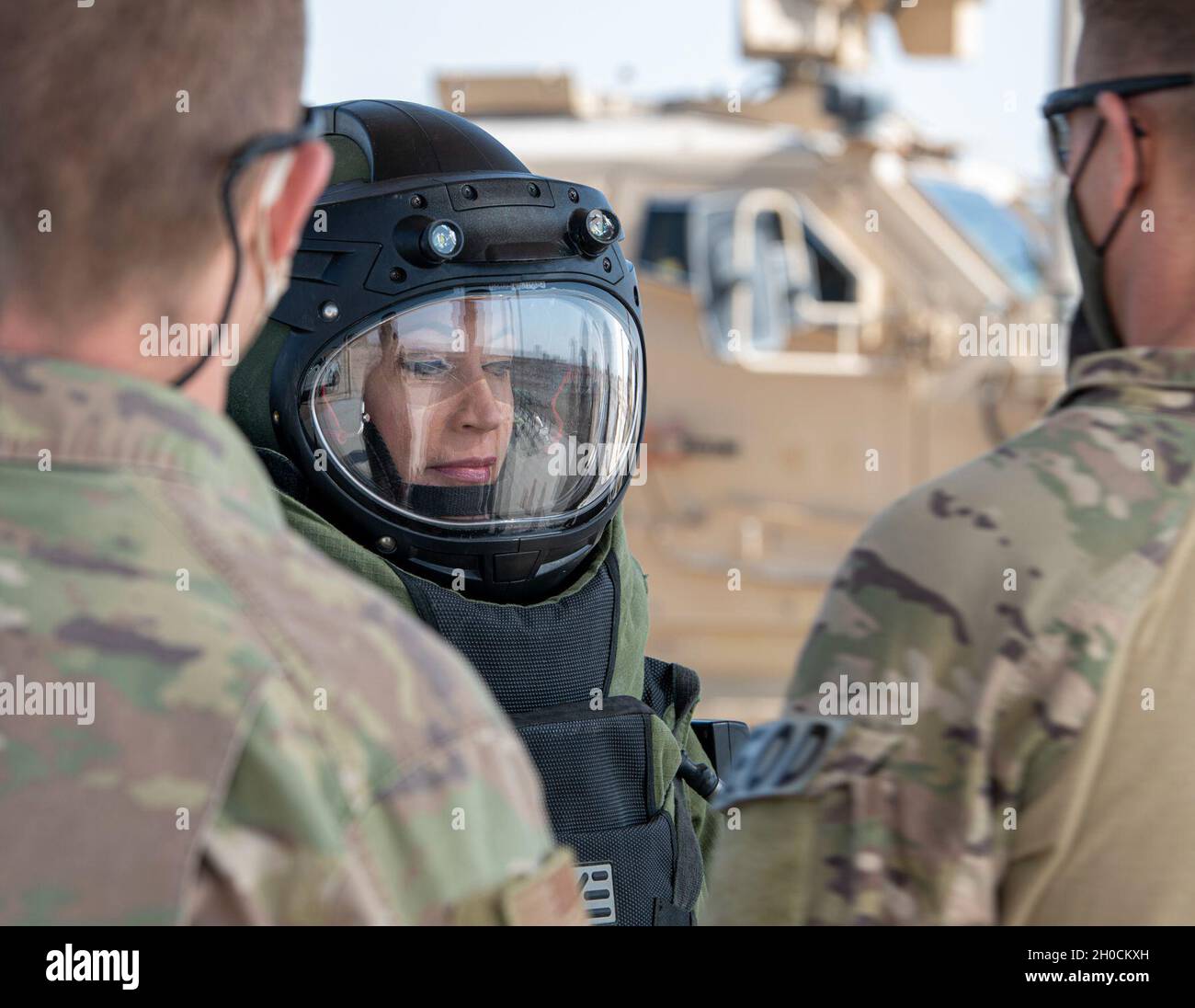U.S. Air Force Chief Master Sgt. Dana Capaldi, 379th Air Expeditionary ...