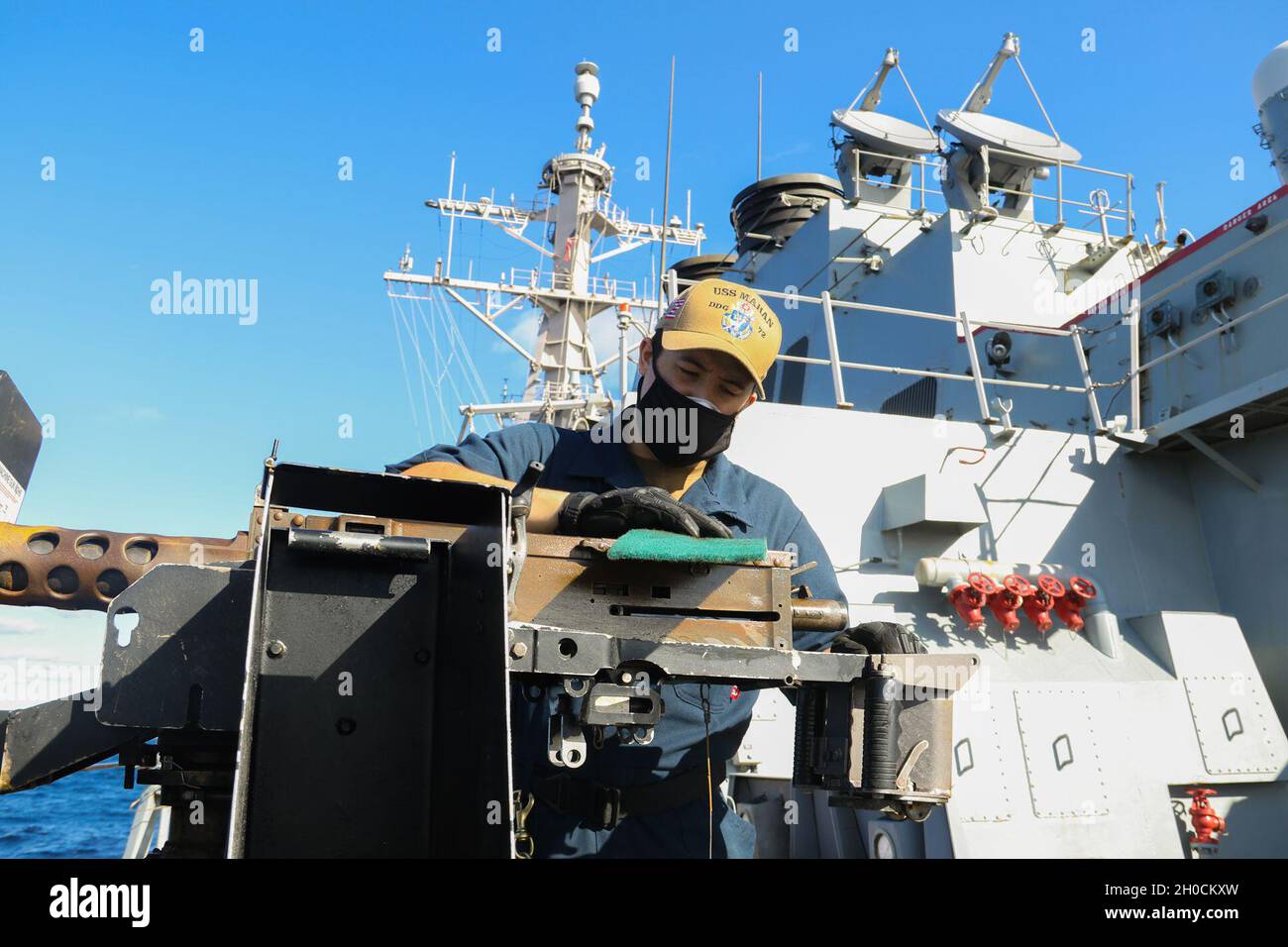 210123-N-FD648-1003 ATLANTIC OCEAN (January 23, 2021) – Gunners Mate ...