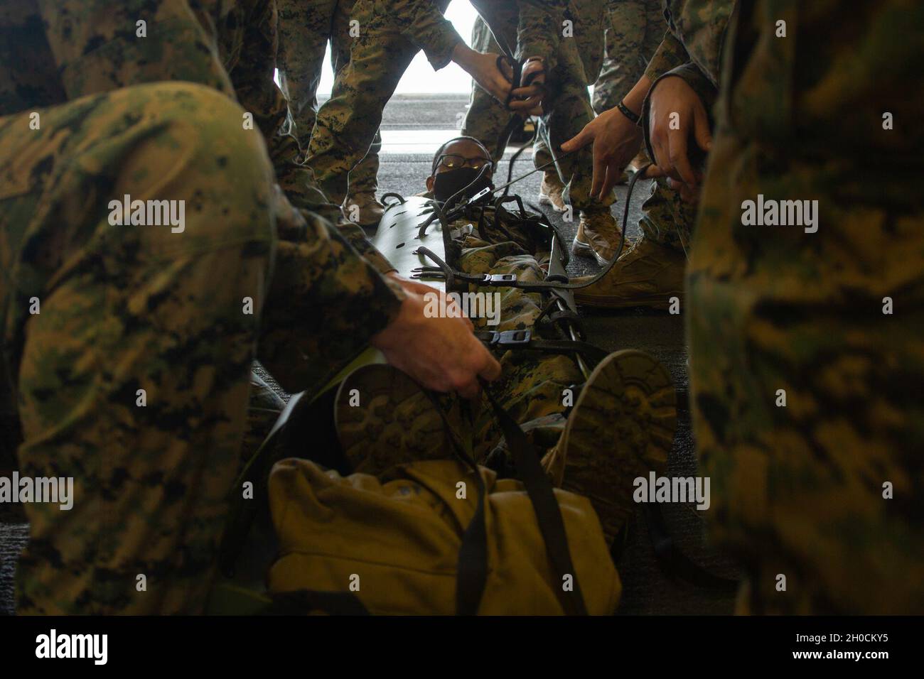U.S. Marine Lance Cpl. Emmanuel Tay, a rifleman with Battalion Landing ...
