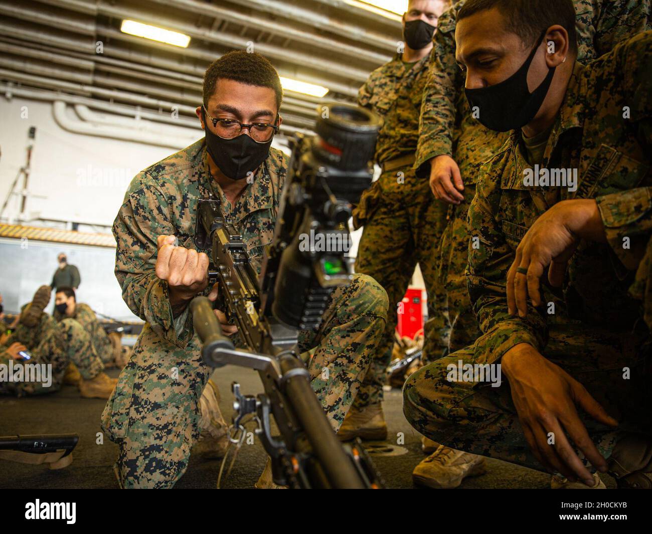 U.S. Marine Lance Cpl. Joshua Hicks, a team leader with Battalion ...