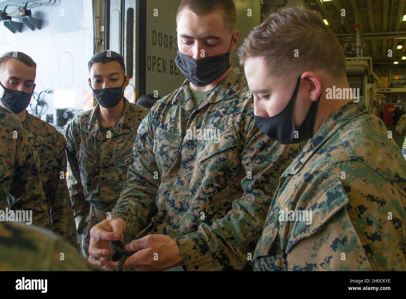 U.S. Marine Cpl. Seth Shubert, a rifleman with Battalion Landing Team ...