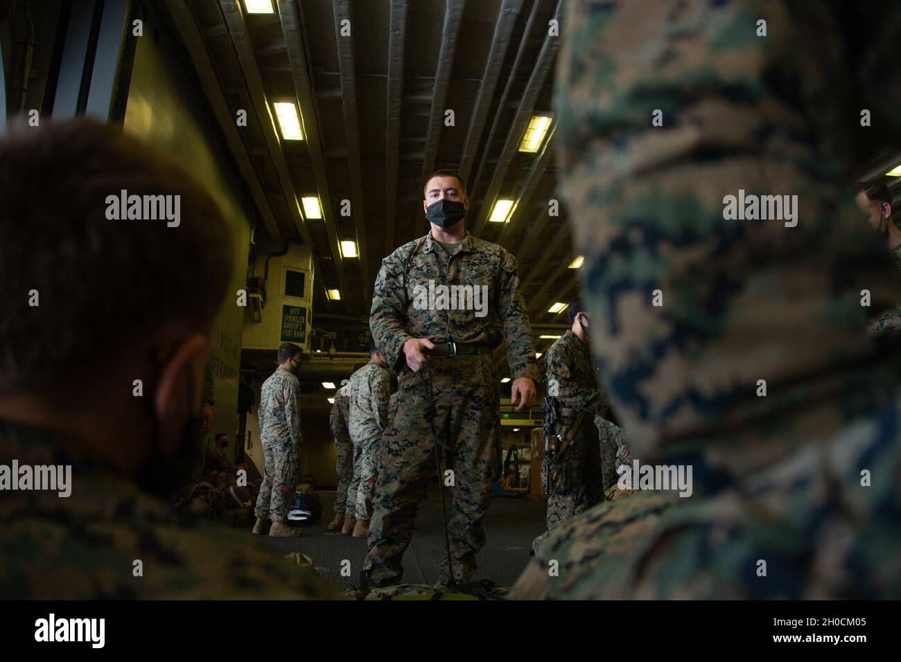 U.S. Marine Cpl. Seth Shubert, a rifleman with Battalion Landing Team ...