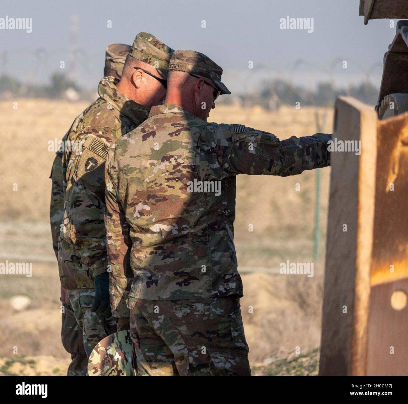 Commanding General of Task Force Spartan, Major General Patrick ...
