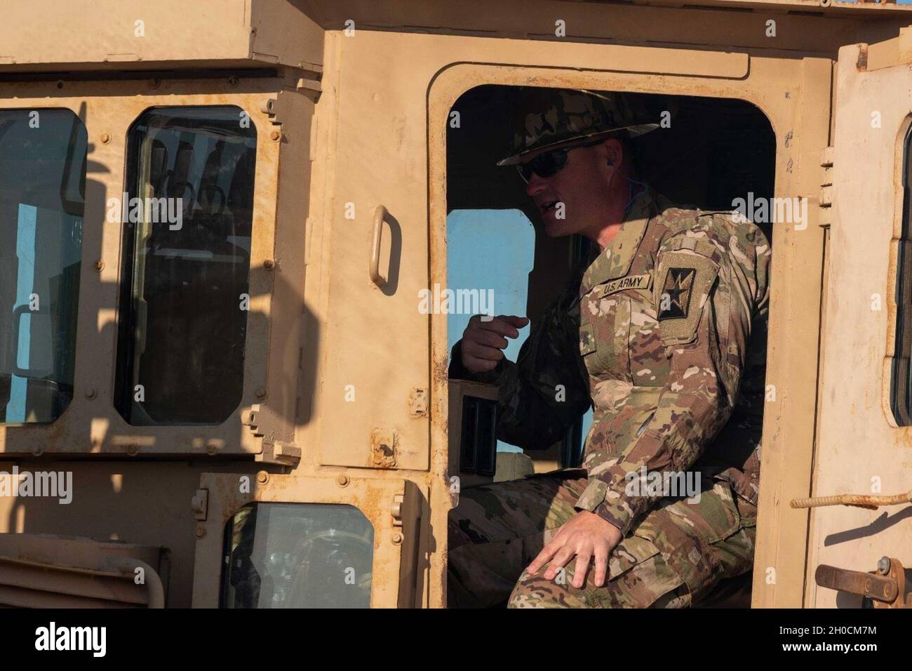 Commanding General of Task Force Spartan, Major General Patrick ...