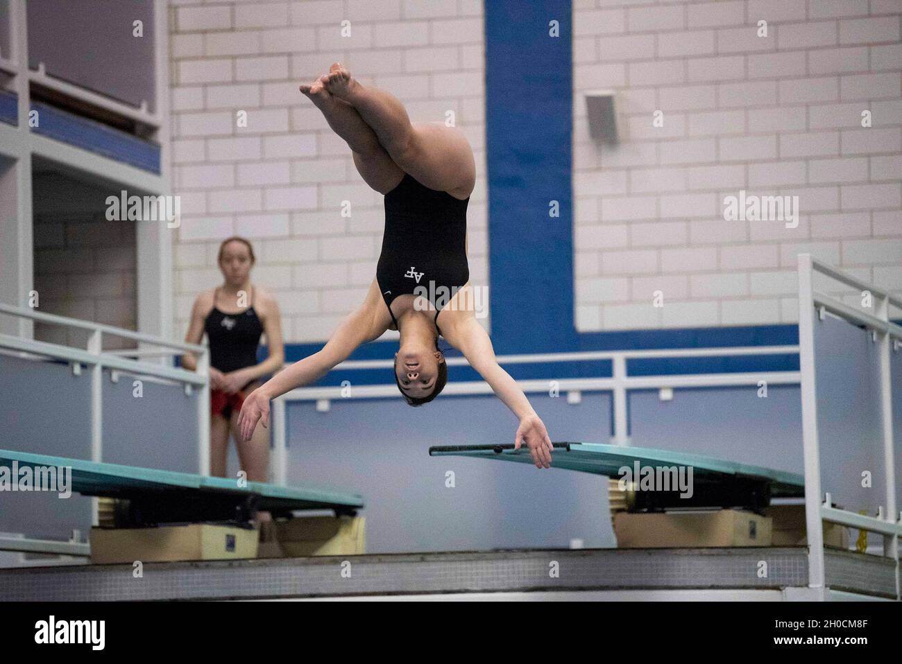 U.S. AIR FORCE ACADEMY, Colo. -- Air Force Falcon’s diver Ashlyn Foster ...