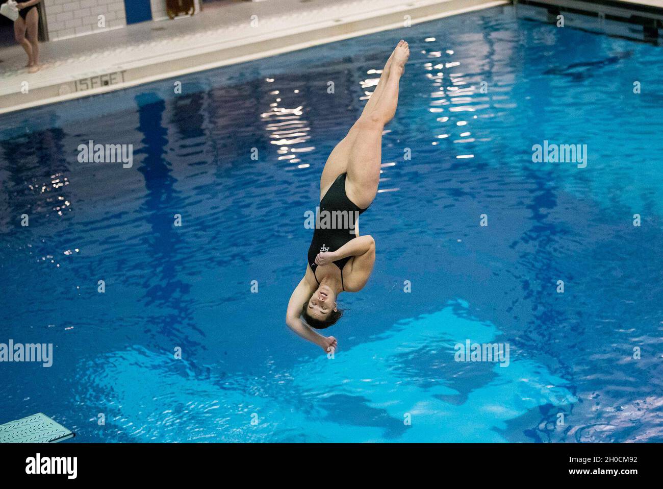 U.S. AIR FORCE ACADEMY, Colo. -- Air Force Falcon’s diver Ashlyn Foster ...