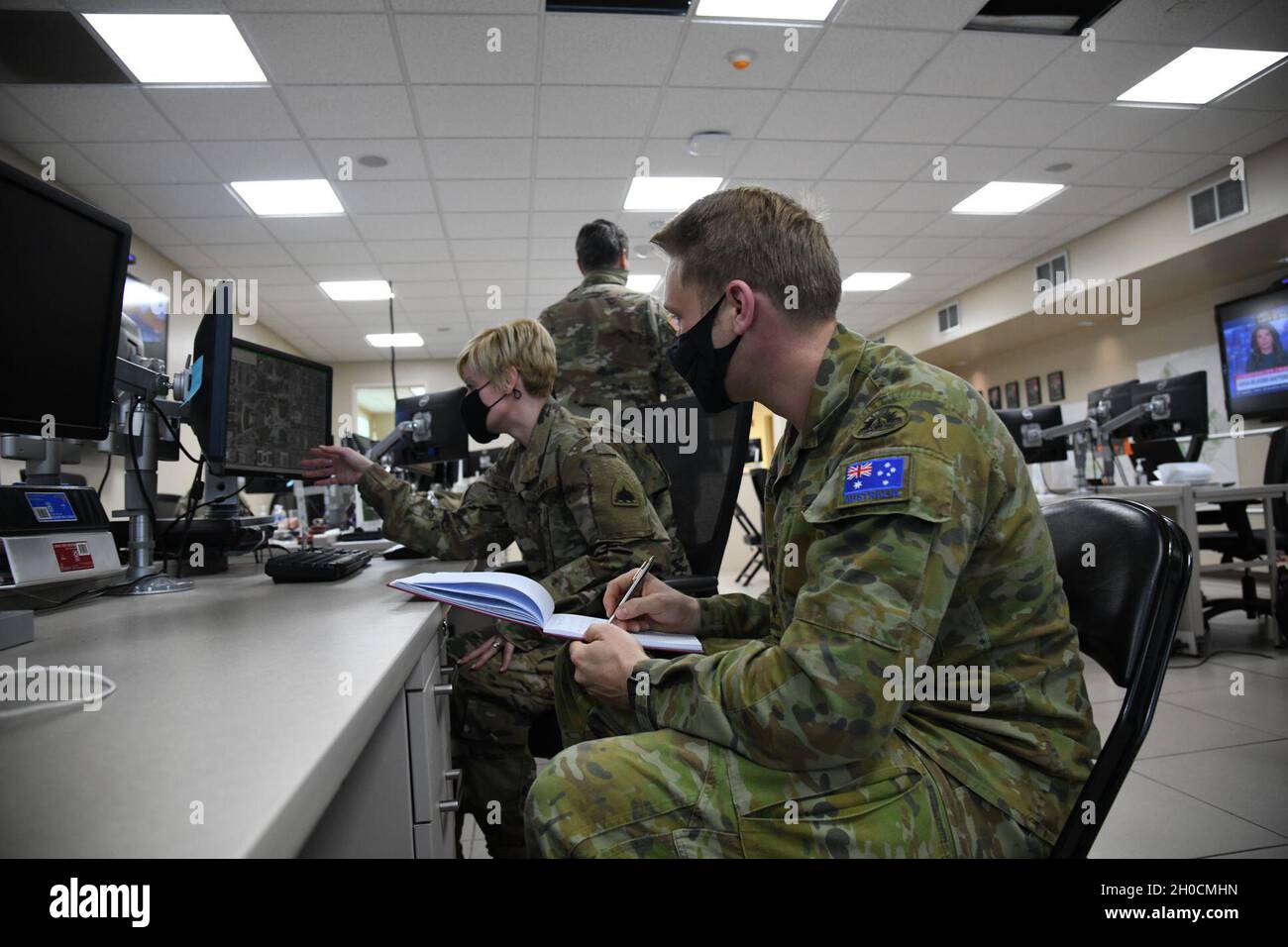 Australian Army Capt. Dustin Gold, a reserve officer from the Royal ...