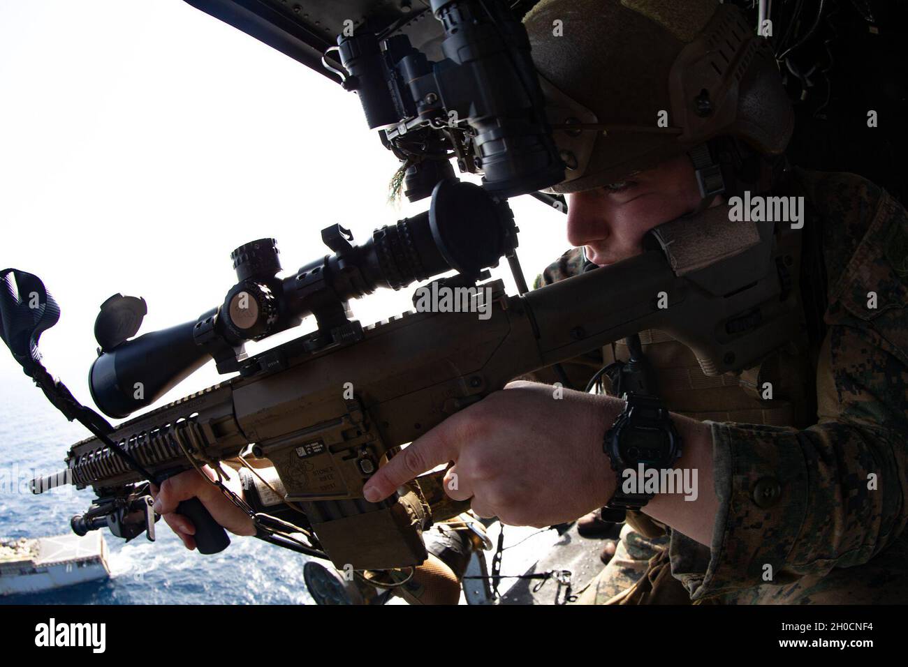 M110 semi automatic sniper system sass hi-res stock photography and ...