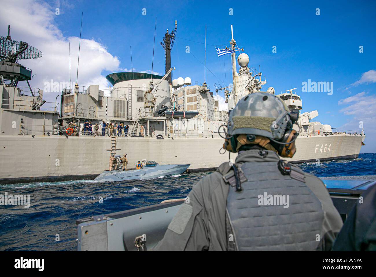 Crewmen visit hi-res stock photography and images - Alamy