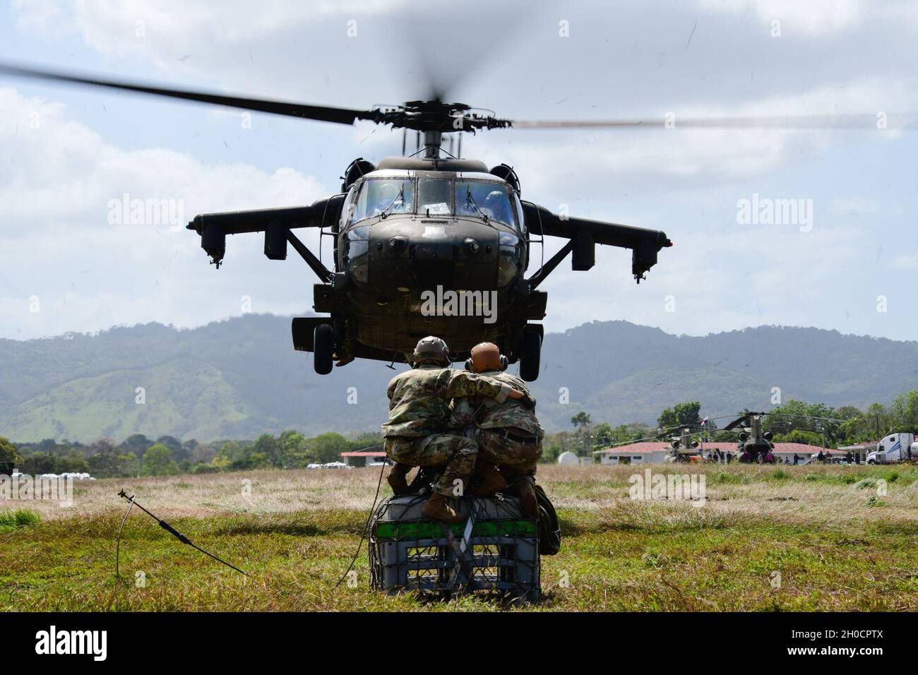 Joint Task Force-Bravo Commander Col. John Litchfield and a JTF-Bravo ...