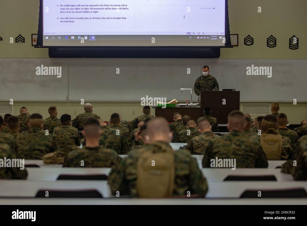 U.S. Marine Lt. Col. Walker Koury, the battalion commander for Infantry ...