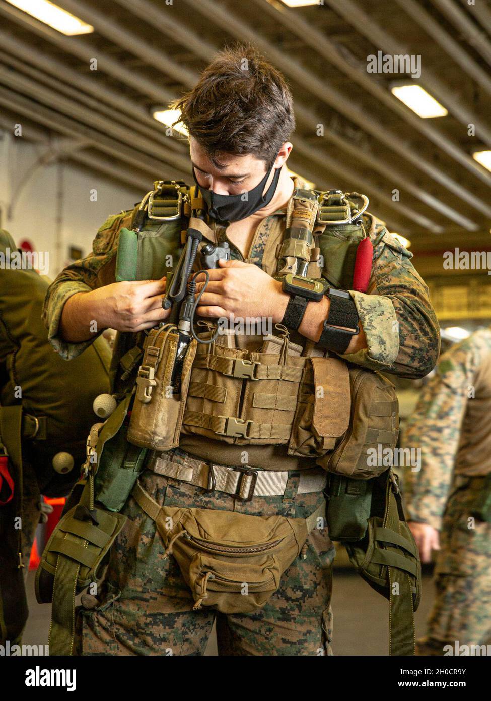 U.S. Marine Corps Lance Cpl. Nick Wetzel, a reconnaissance Marine with ...