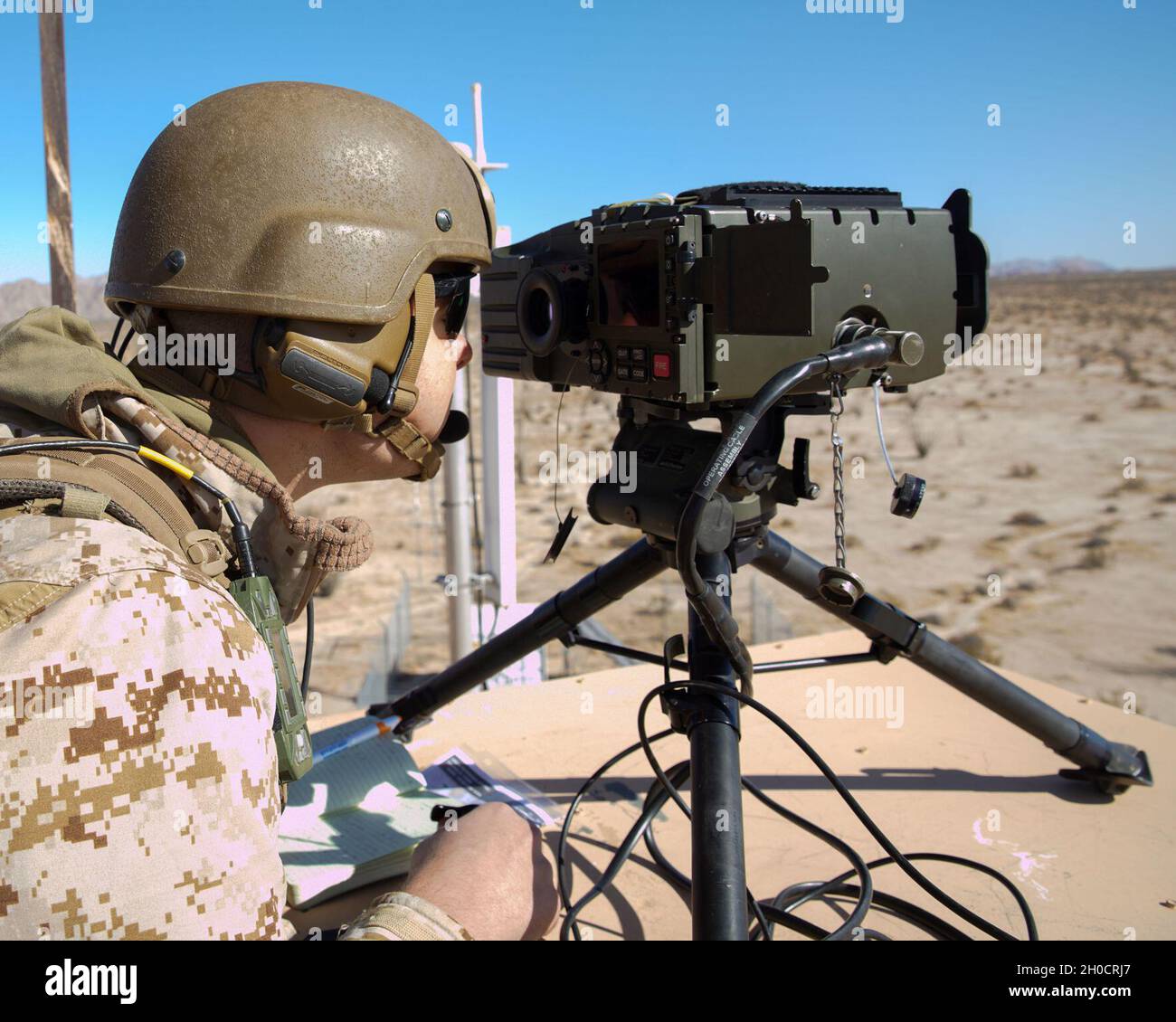 U.S. Marine Corps Capt. Trevor Shimulunas, a field artillery officer ...