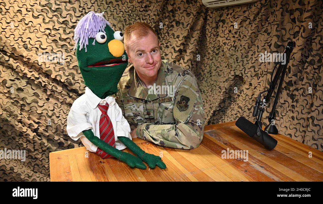 U.S. Air Force Maj. Brian Watson, a medical administration officer ...