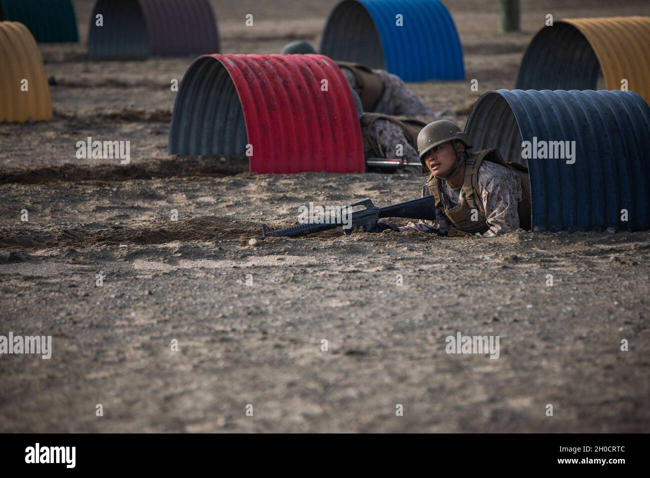 Rct. Marc Joie Andaya, a recruit with Hotel Company, 2nd Recruit ...