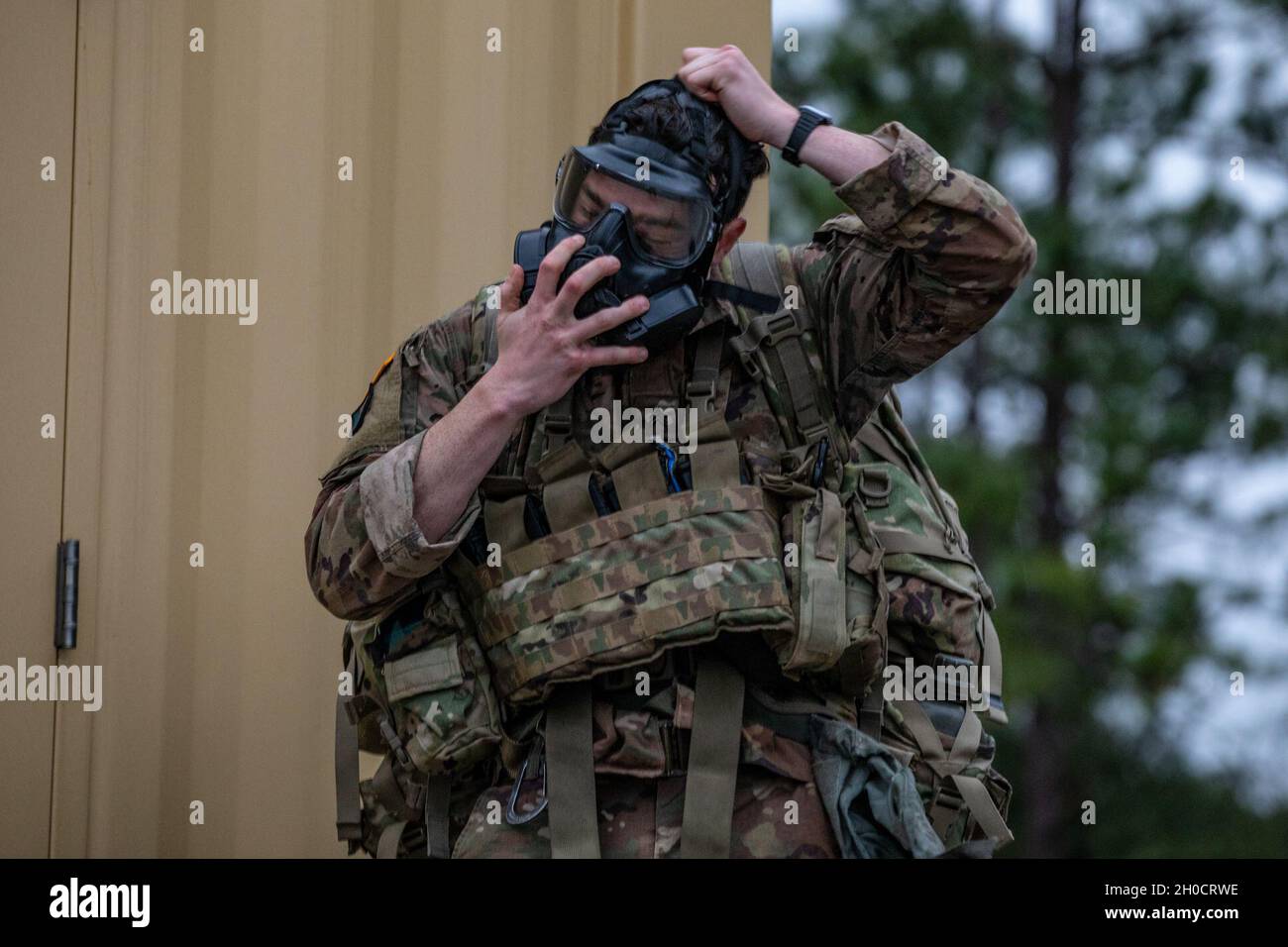 U.S. Army Sgt. Nathaniel Gray, assigned to the 44th Medical Brigade ...
