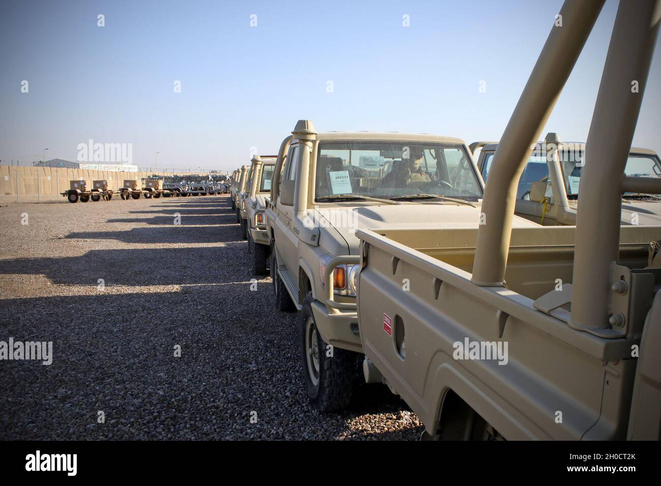 Iraqi security forces received 20 land cruisers worth almost $1 million ...