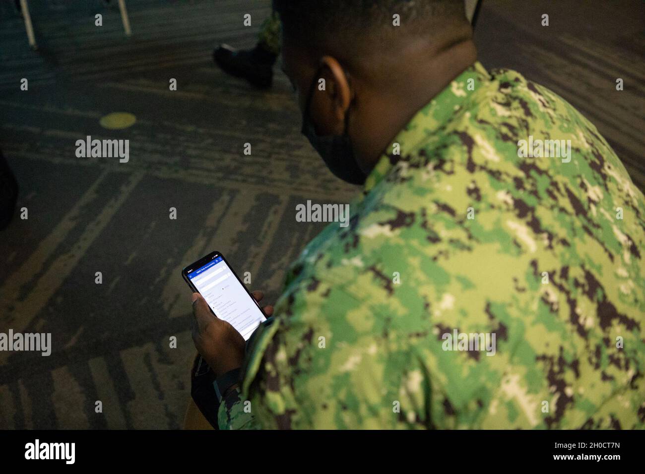 A Sailor assigned to the Navy Medicine Readiness and Training Command ...