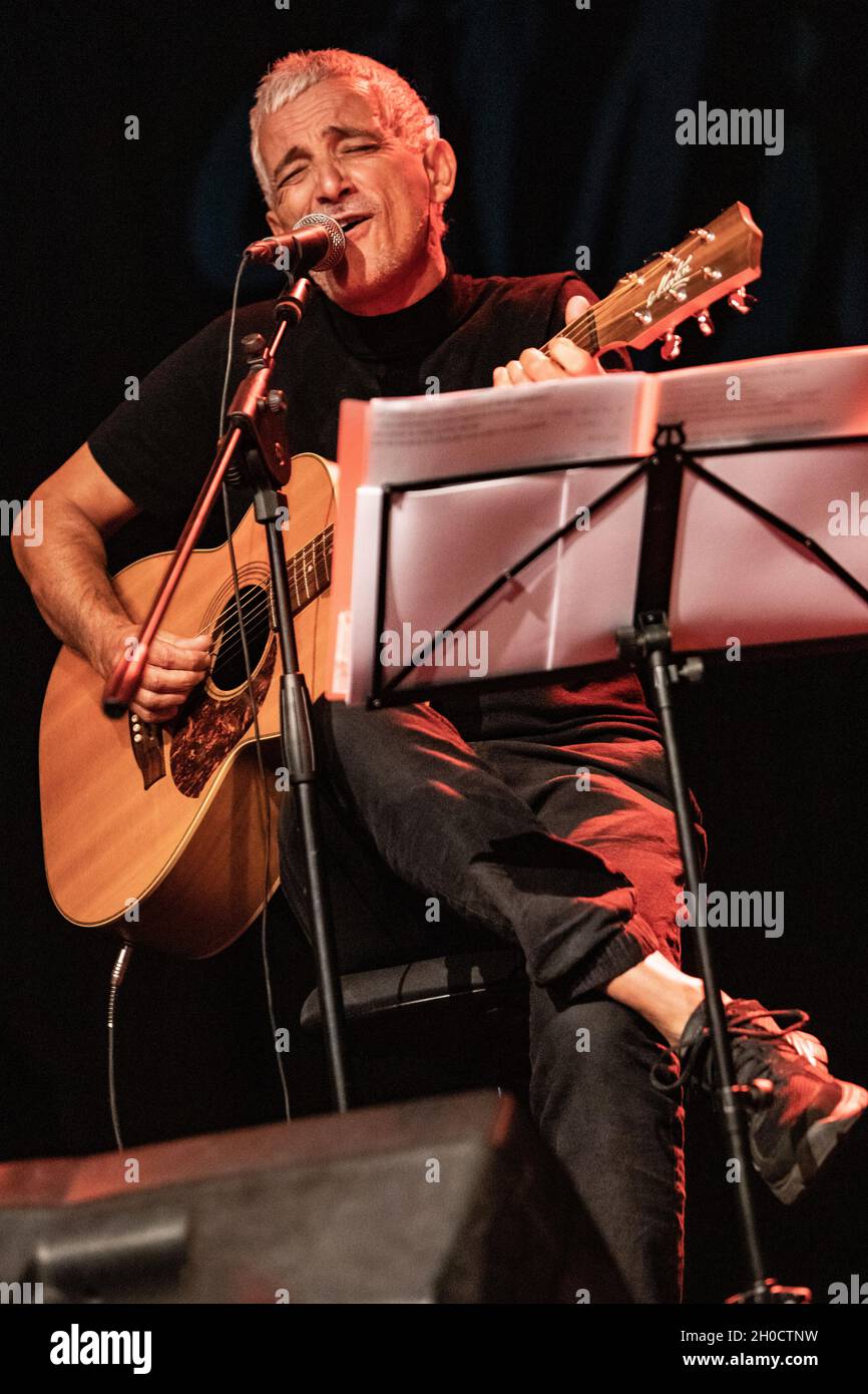 Milan Italy. 11 October 2021. The italian singer-songwriter composer ...