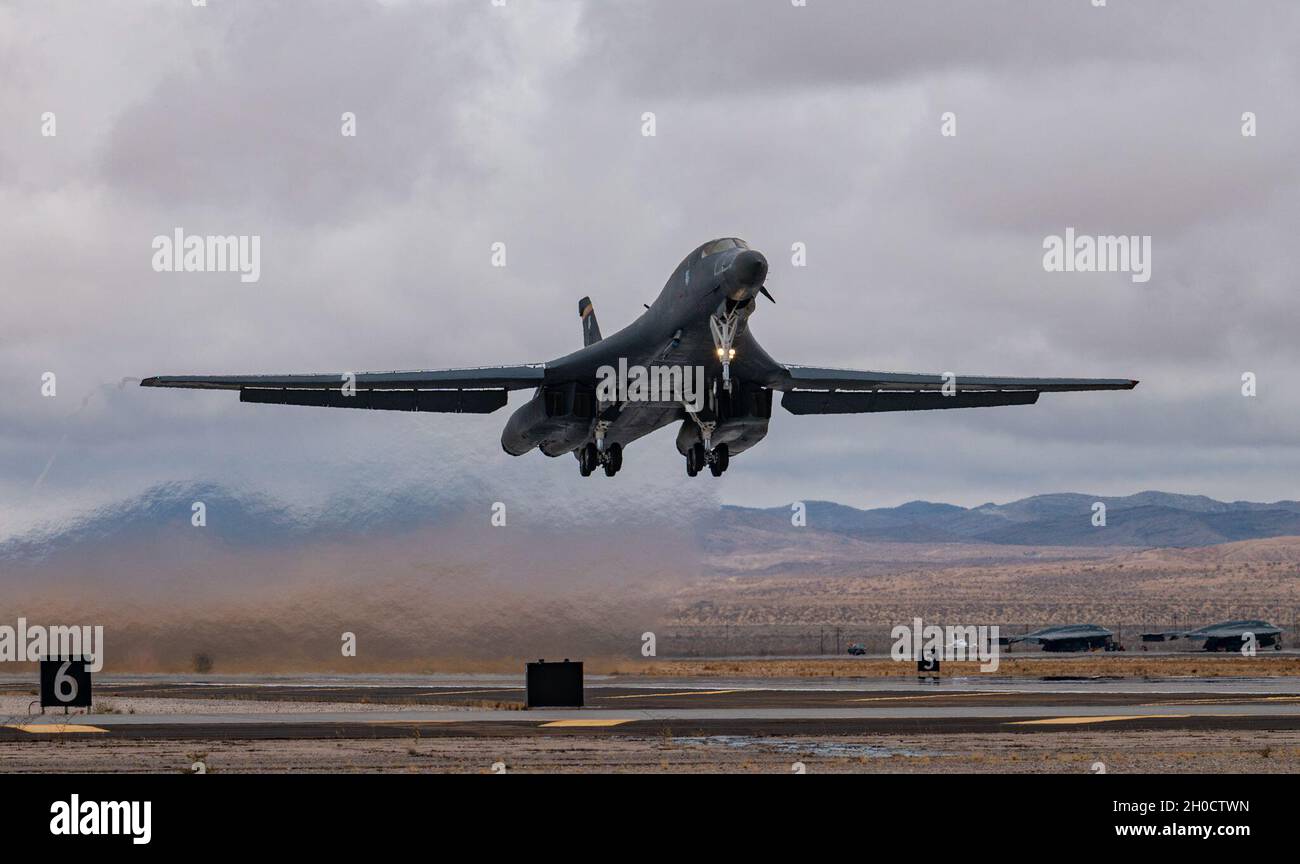 A B-1B Lancer, assigned the 34th Bomb Squadron, 28th Bomb Wing ...