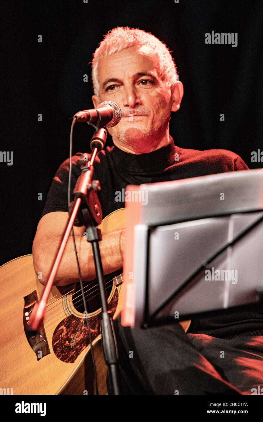 Milan Italy. 11 October 2021. The italian singer-songwriter composer ...