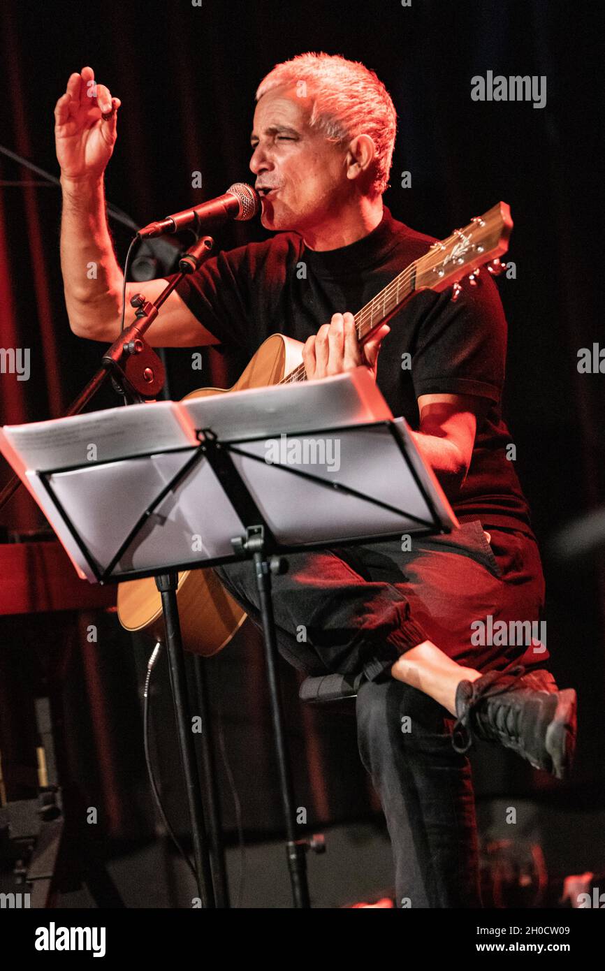 Milan Italy. 11 October 2021. The italian singer-songwriter composer ...