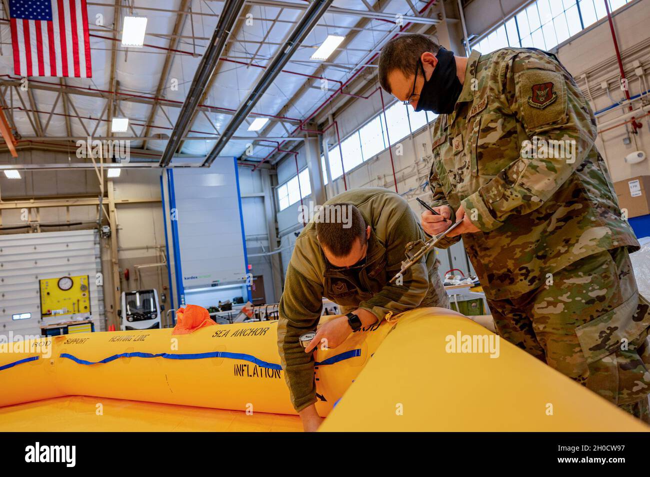 Senior Airman Sam Phillippi, 911th Operations Support Squadron aircrew ...