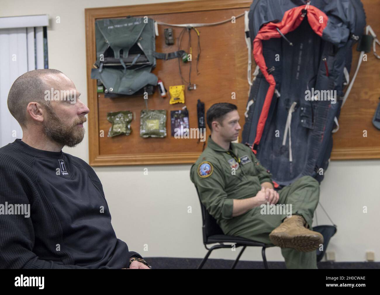 U.S. Air Force Maj. Garret Schmitz, F-16 Viper Demonstration Team pilot ...