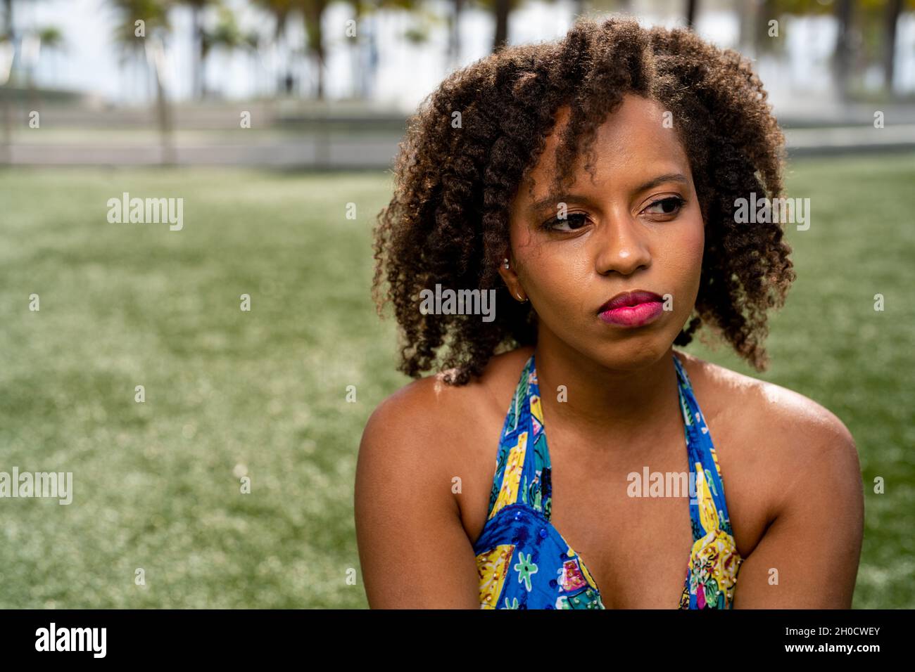 Attractive young woman posing in an outdoors scene Fort Lauderdale ...