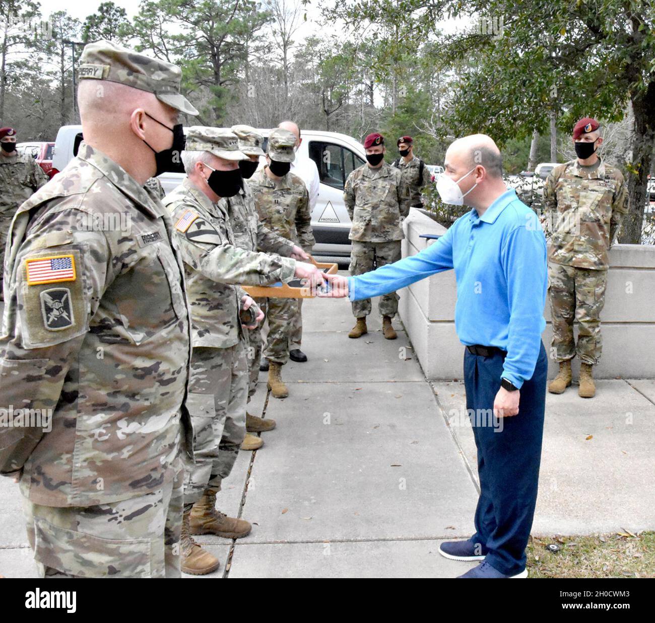 Lt. Gen. Douglas Gabram (left), Commanding General, U.S. Army ...