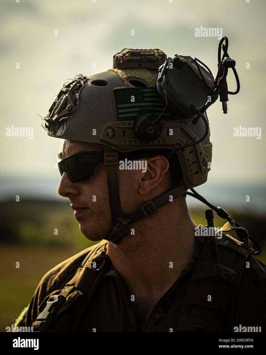 U.S. Marine Corps Cpl. Michael Cenci, a reconnaissance Marine with the ...