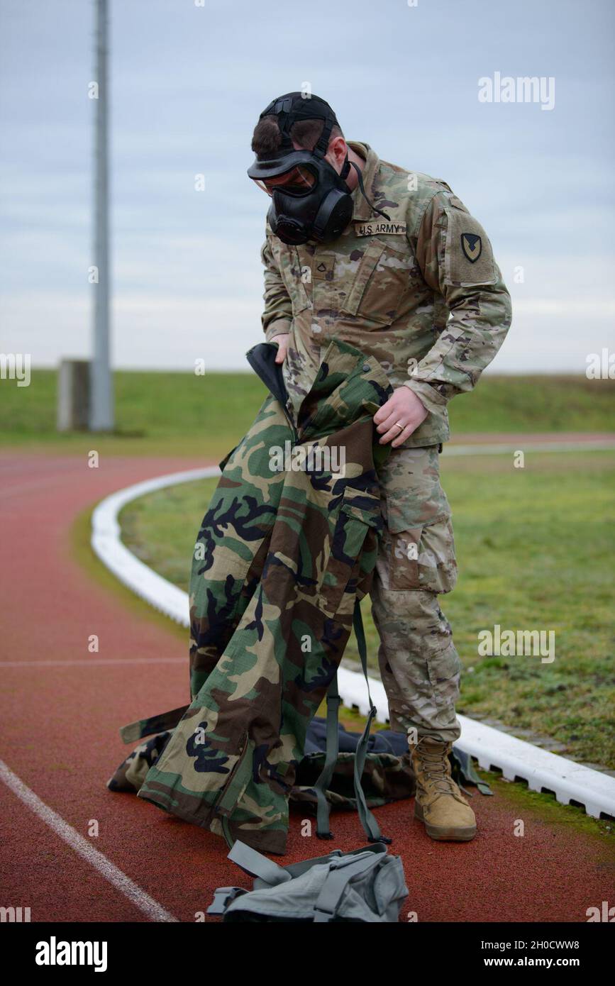 U.S. Army Pfc. Joseph Prest, a U.S. Army Garrison Benelux Soldier ...