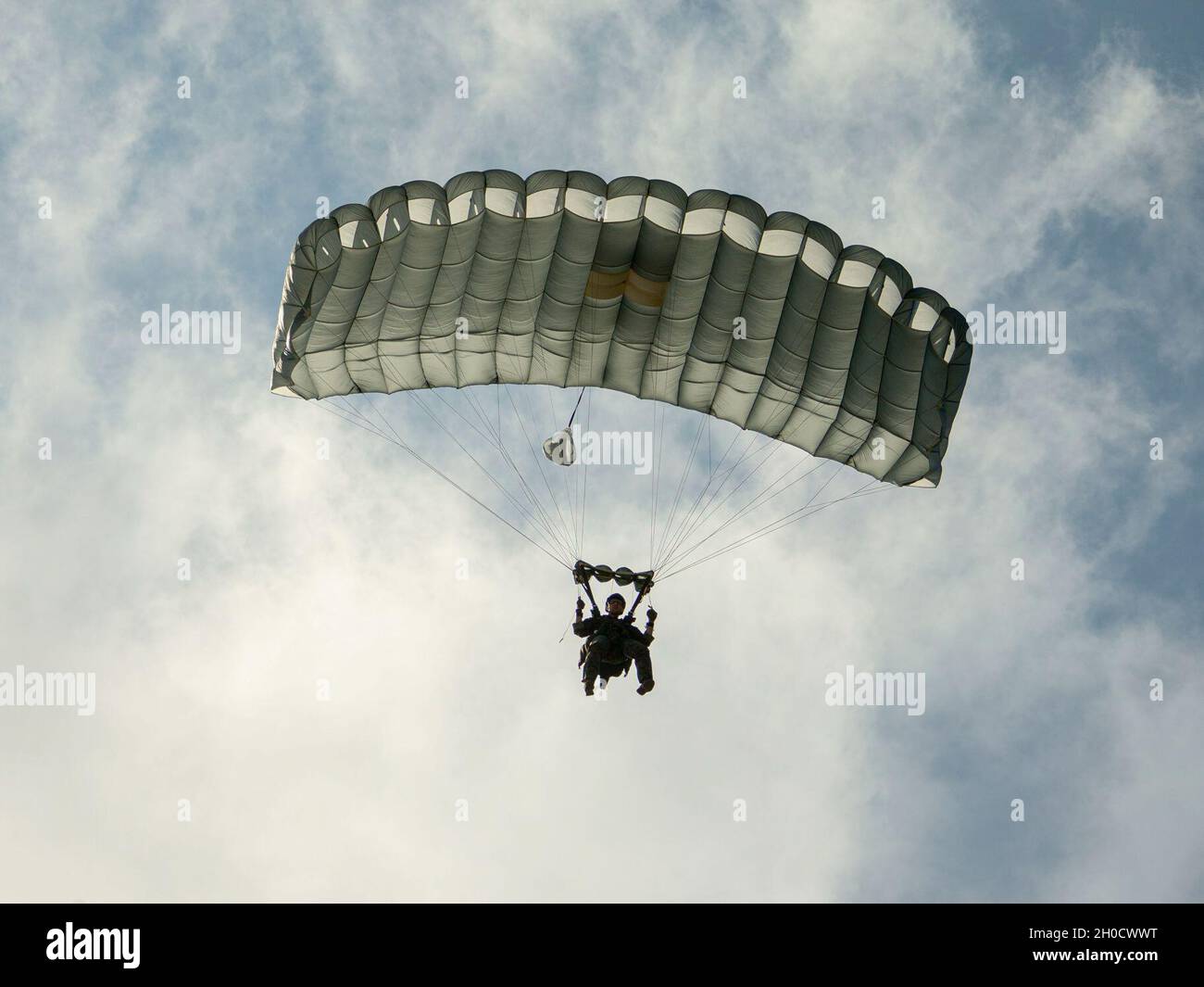 U.S. Marine Corps Sgt. Nathaniel Kohls, a parachute rigger with the ...