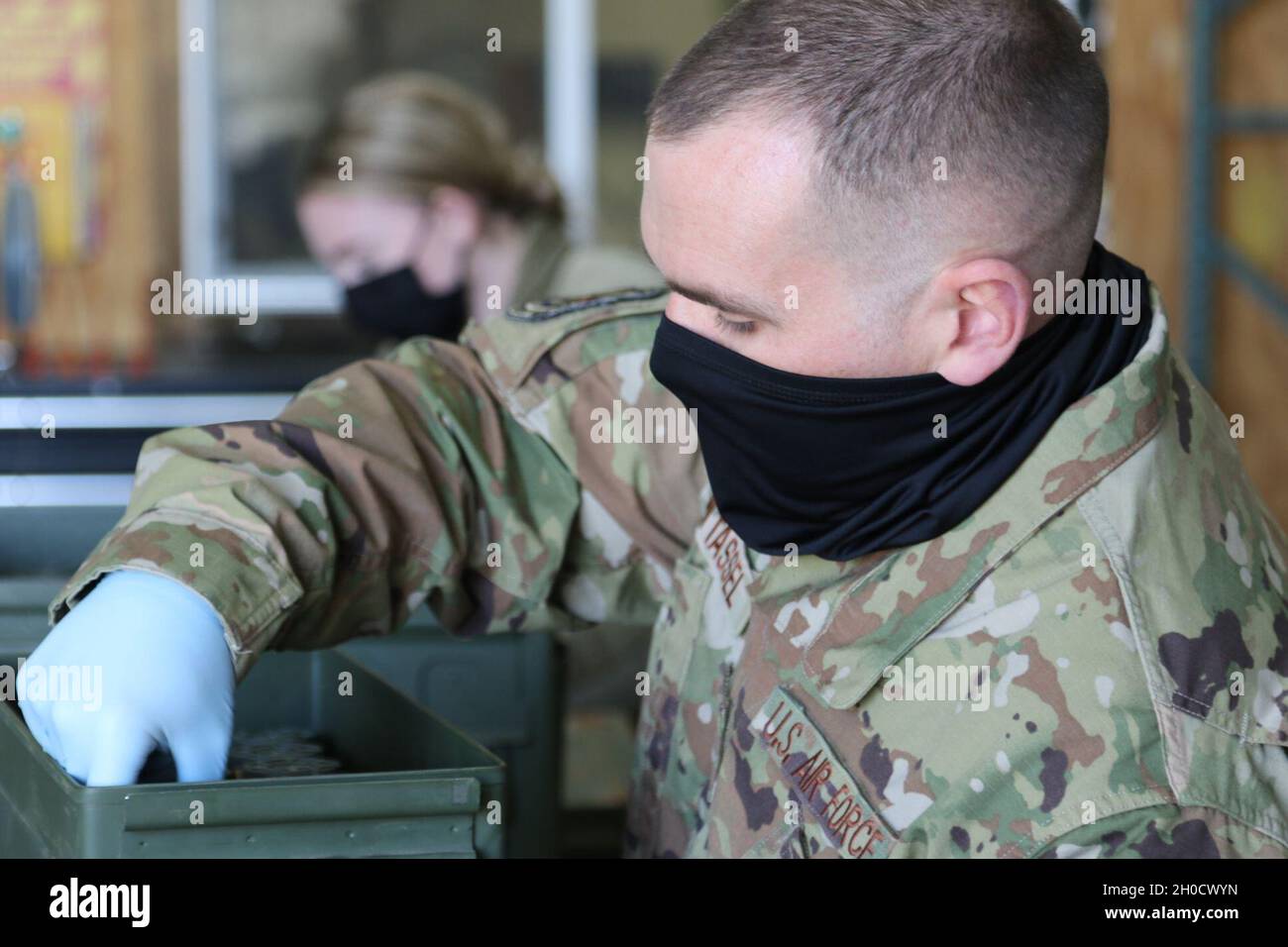 Tech Sgt. Roger Van Tassel, a munitions specialist with the California ...