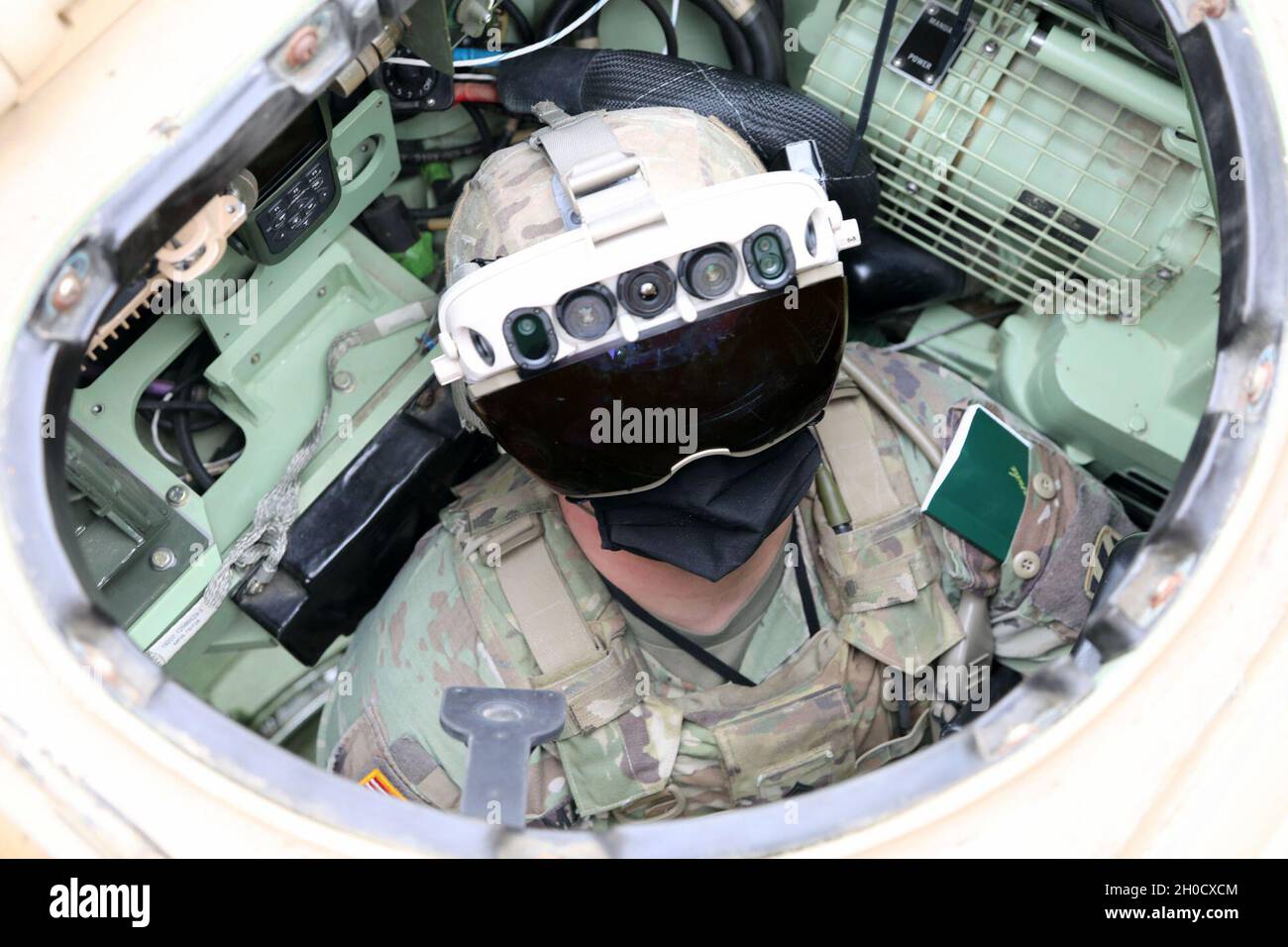 Soldier dons the Integrated Visual Augmentation System Capability Set 3 ...