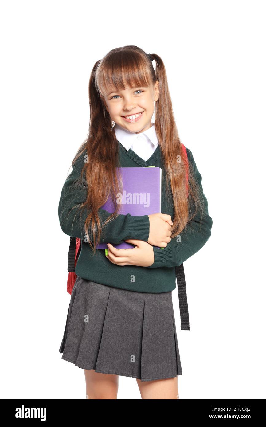 Kid school uniform tween Cut Out Stock Images & Pictures - Alamy