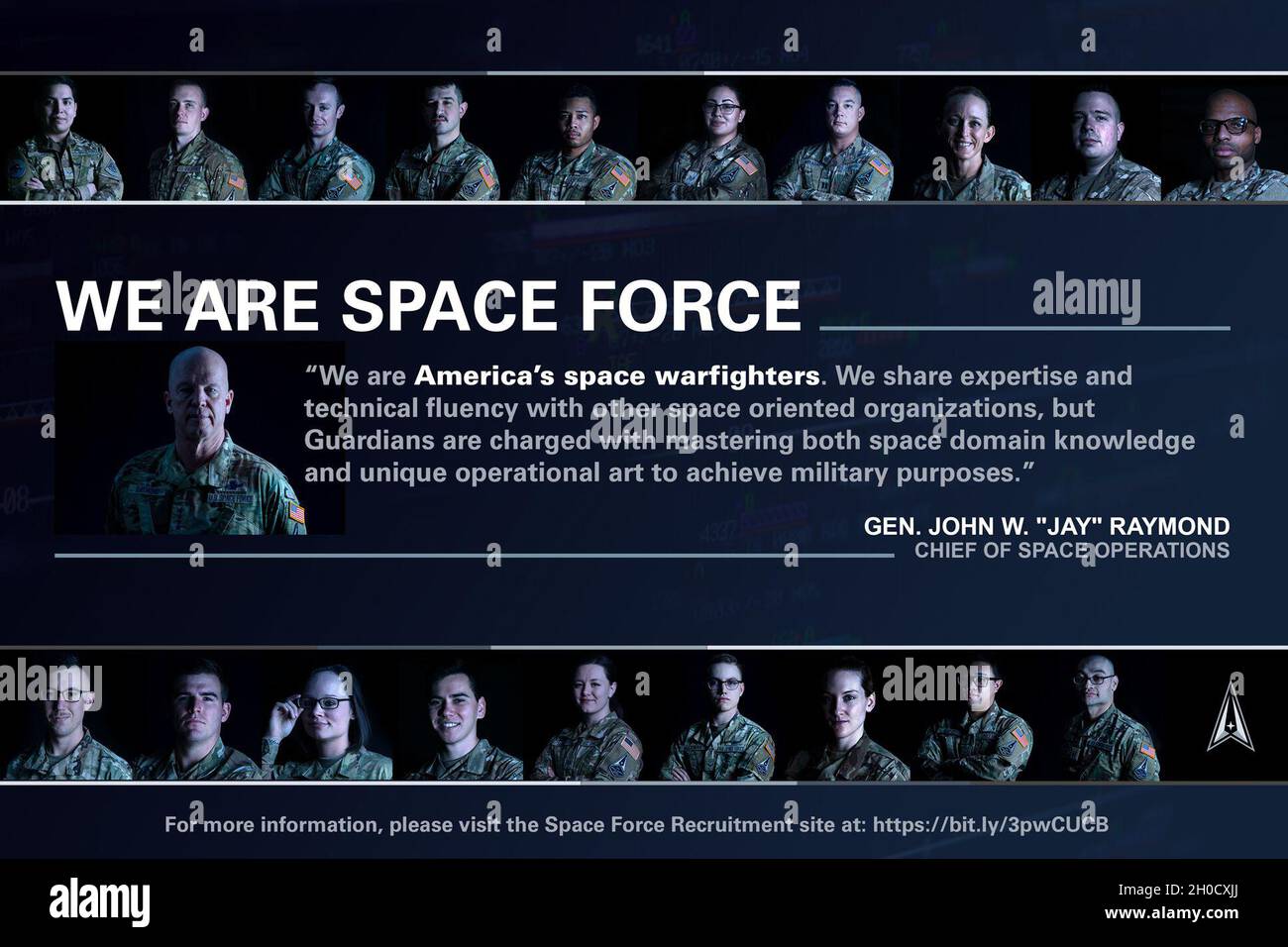 The final image for the I am Space Force campaign. I am Space Force is ...