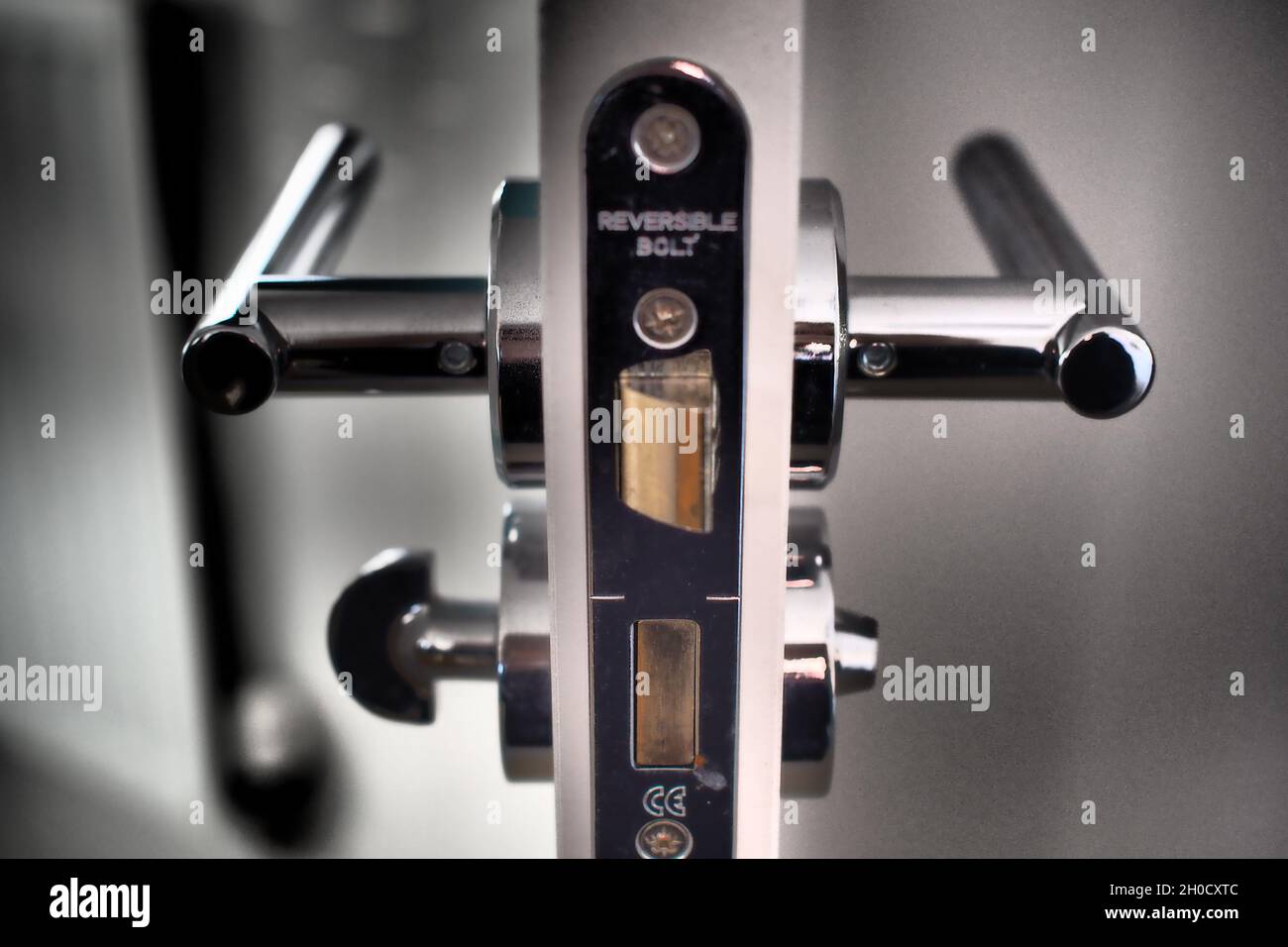 Door handle cross-section Stock Photo - Alamy