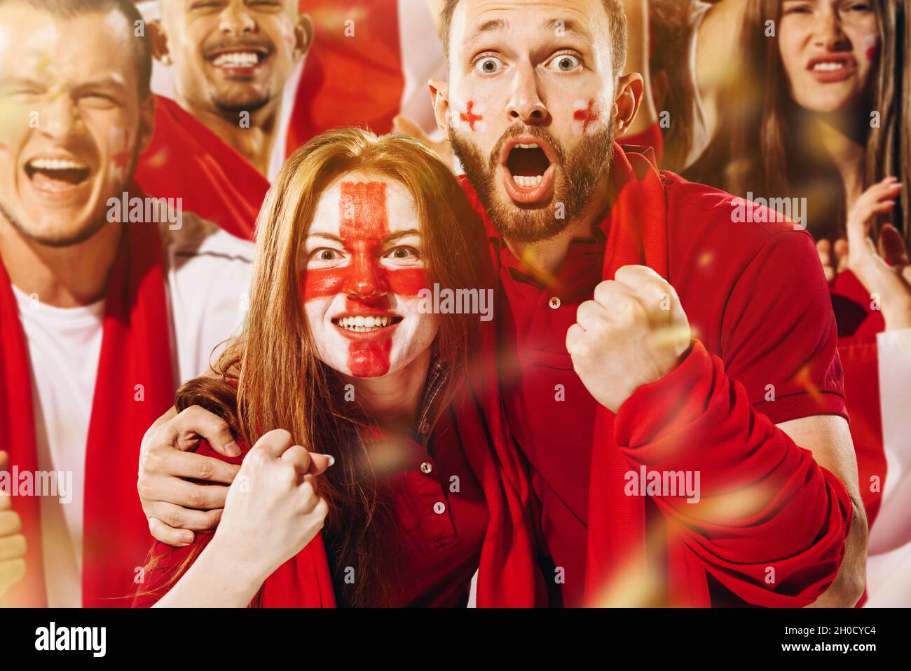 England football girl fan hi-res stock photography and images - Alamy