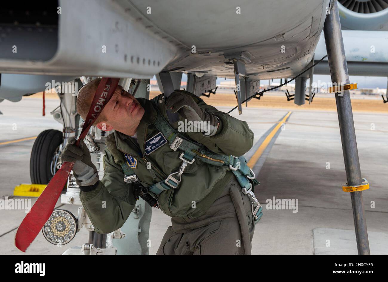 U.S. Air Force Lt. Col. Ryan “Gus” Schipper, an A-10 Thunderbolt II ...