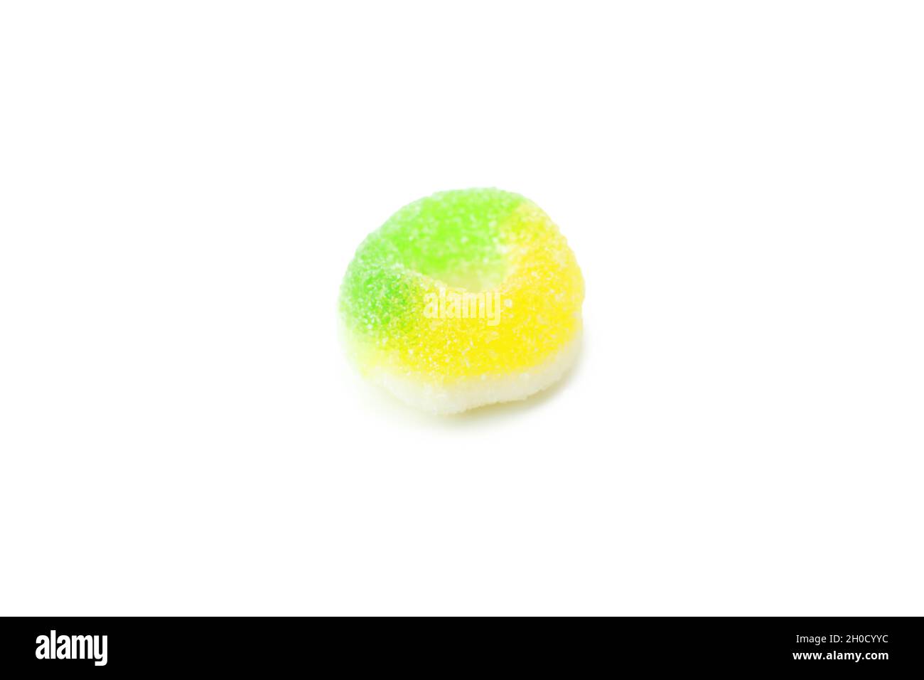Tasty gummy candy isolated on white background Stock Photo - Alamy