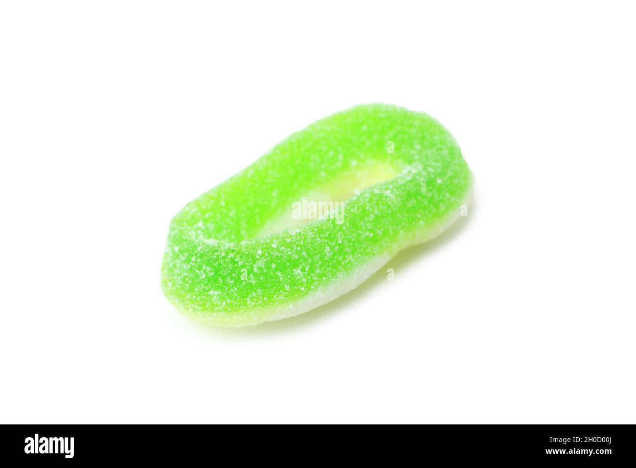 Tasty gummy candy isolated on white background Stock Photo - Alamy