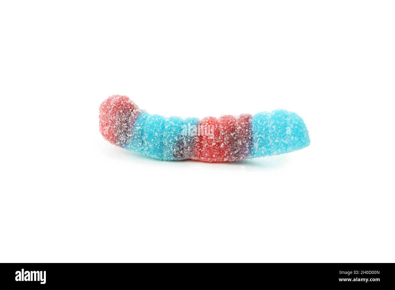 Tasty gummy candy isolated on white background Stock Photo - Alamy