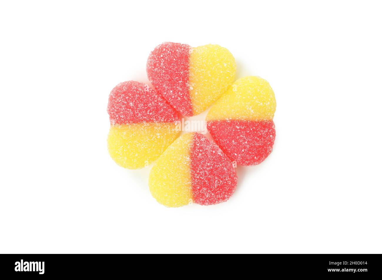 Tasty gummy candies isolated on white background Stock Photo - Alamy