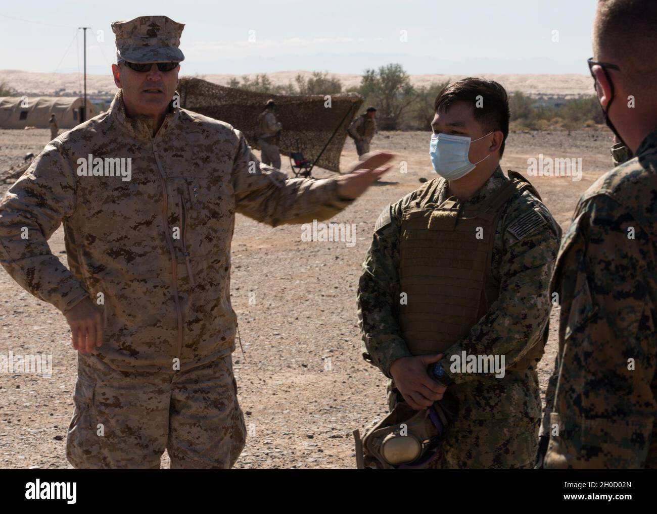U.S. Marine Corps Maj. Gen. Christopher Mahoney, commanding general of ...