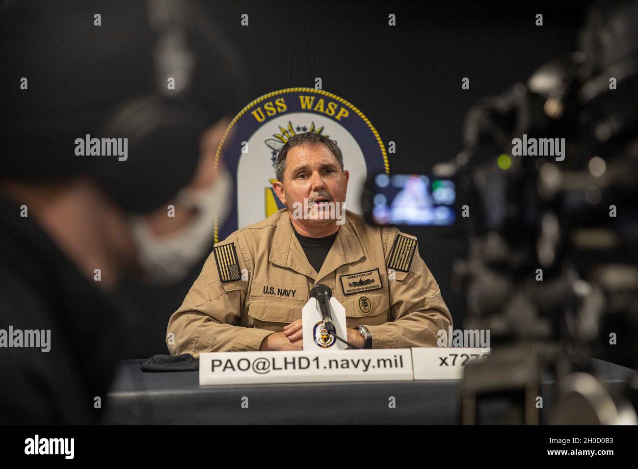 210127-N-OX029-2004 ATLANTIC OCEAN (Jan. 27, 2021) Force Master Chief ...