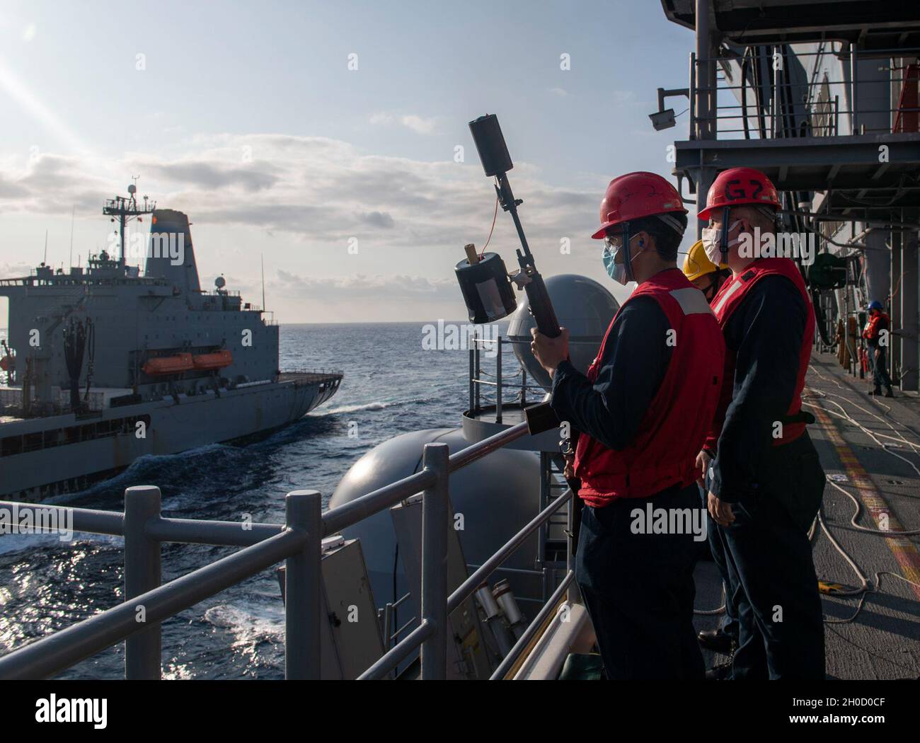 PHILIPPINE SEA (Jan. 27, 2021) Airman Joshua Dick, from Wichita, Kan ...
